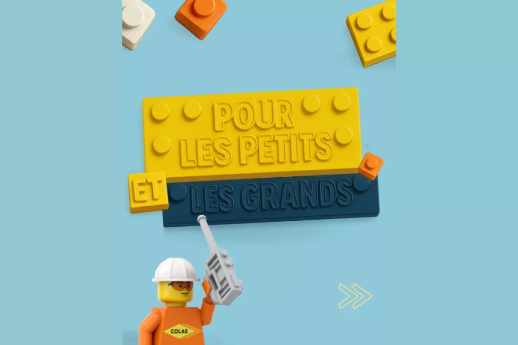 Colas x Super Briques : les chantiers deviennent un jeu de construction